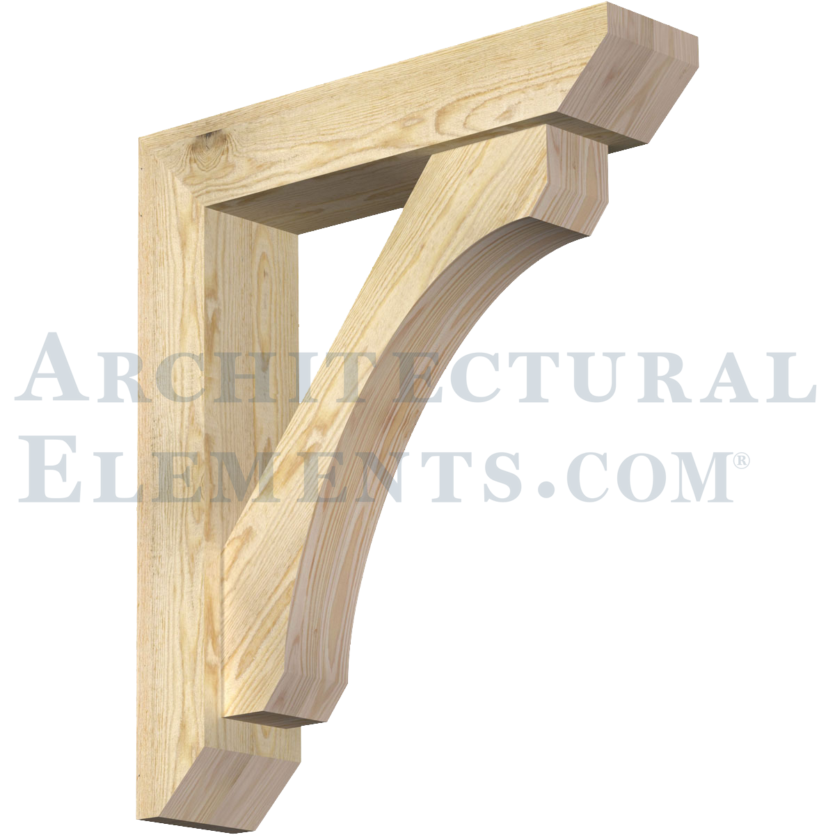 Viewing product Structural Wood Bracket w/Frame - "Felcitas 3" - Cedar ...
