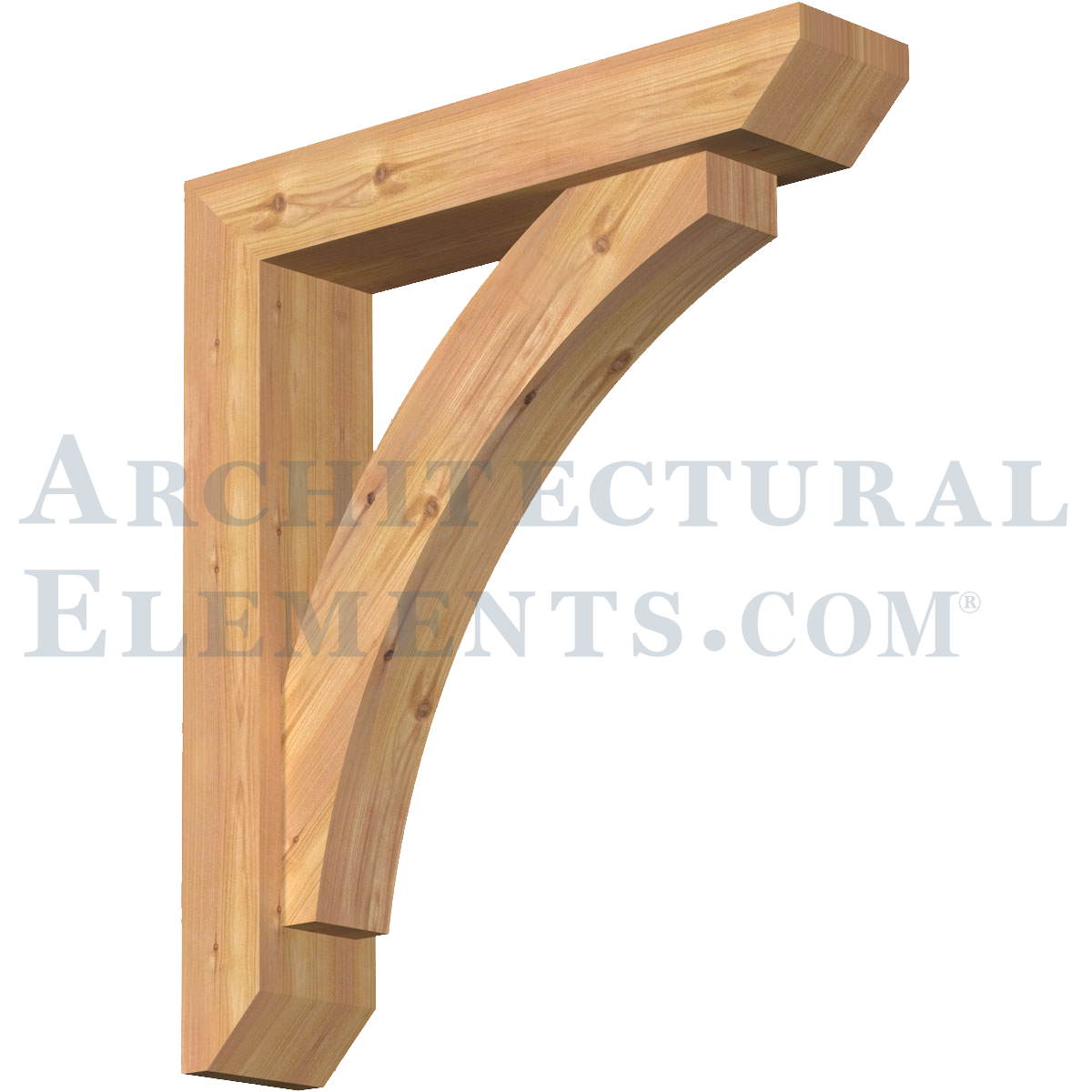 Viewing product Structural Wood Bracket w/Frame - "Pax 3" - Cedar/Fir ...