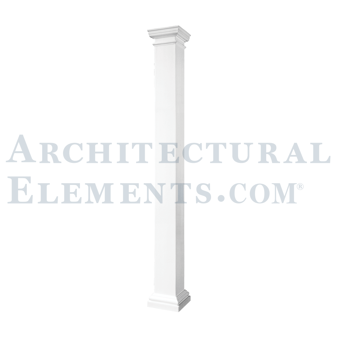 Viewing product PVC Craftsman Cap & Base for FRP Square Non-Tapered ...