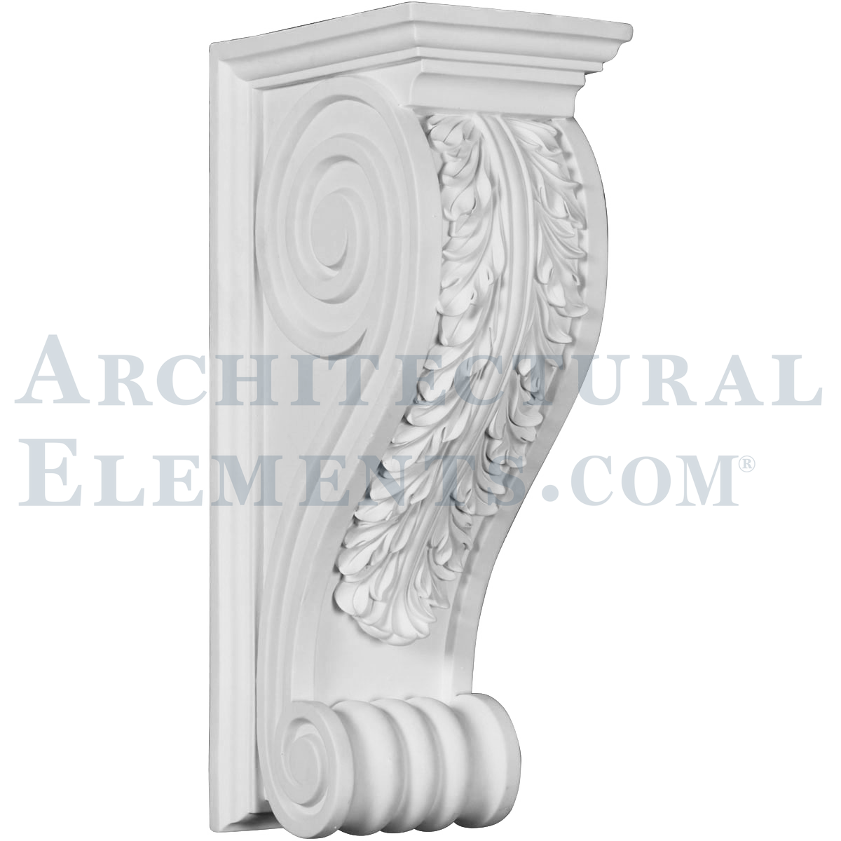 Viewing product Corbel w/Acanthus Leaf Detail - 18 H X 6 W X 8 Proj Architectural Elements Inc.