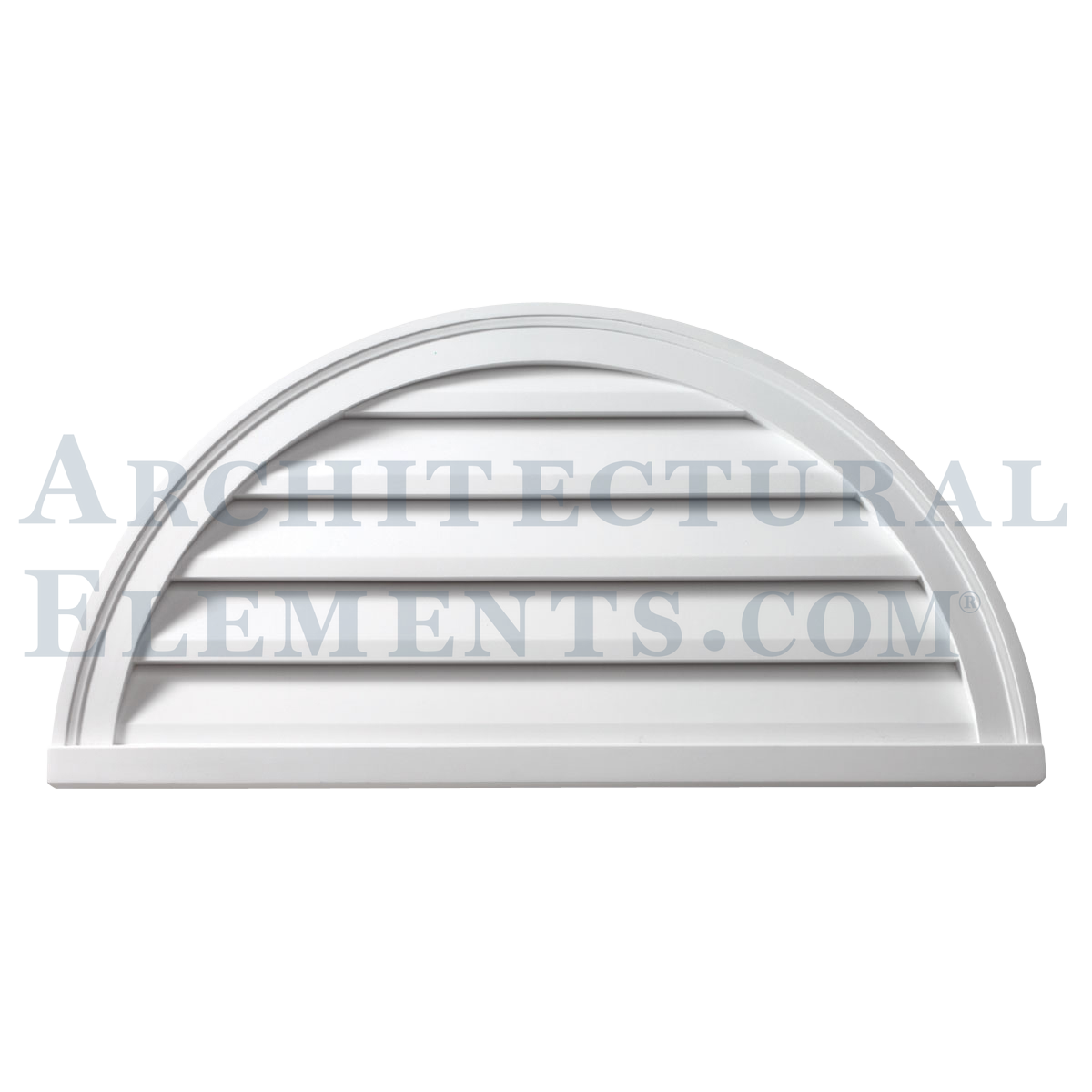 Viewing product Half Round Louver/ Gable Vent / 9 Sizes Architectural ...