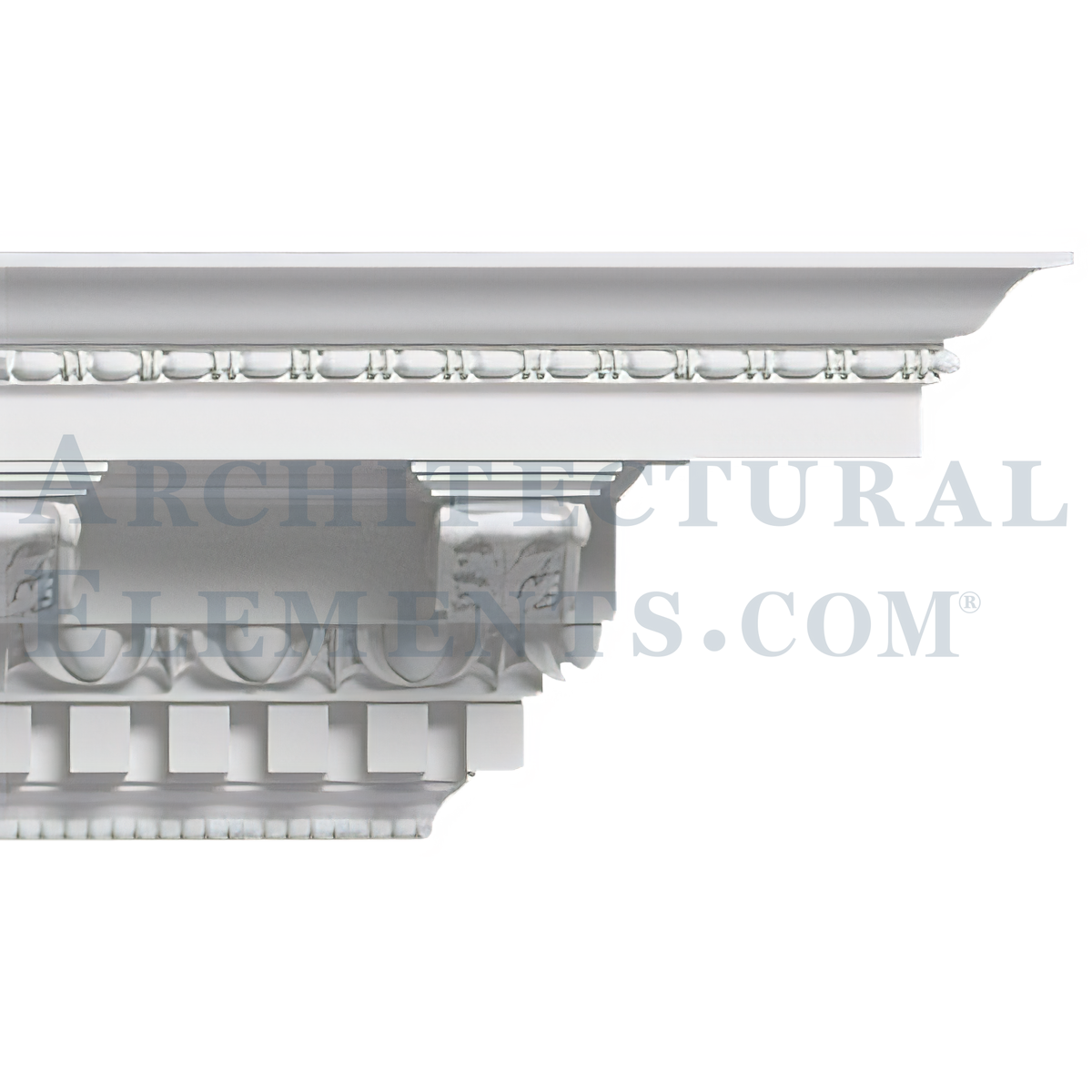 Viewing product Dentil Crown/Cornice Moulding - 12 3/4" X 12" X 11' 6 ...