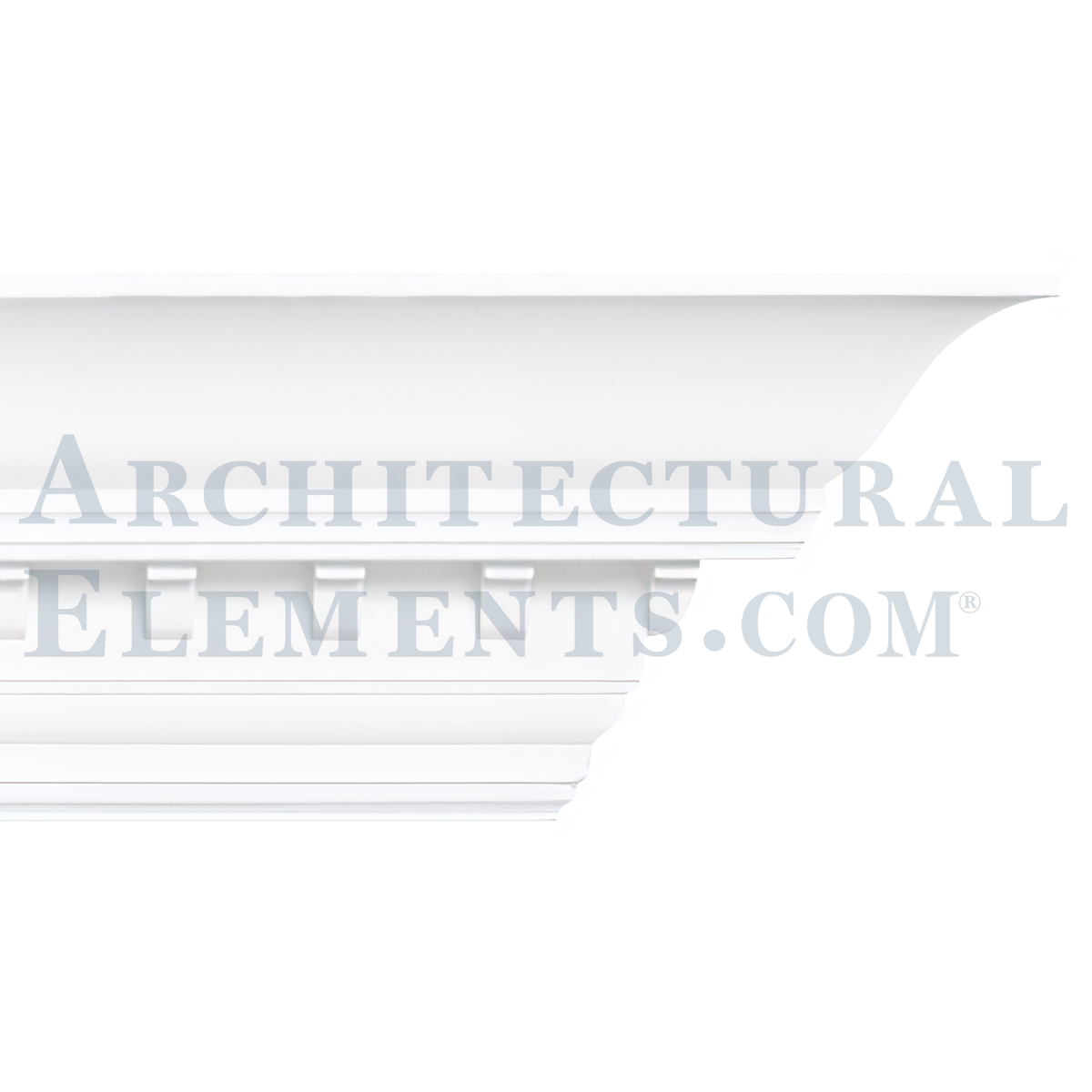 Viewing product Dentil Crown/Cornice Moulding - 8" X 8 5/8" X 12'-1 ...